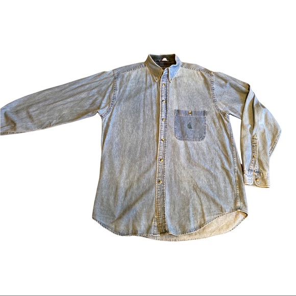 Nautica | Shirts | Nautical Denim Shirt Sz Large | Poshmark